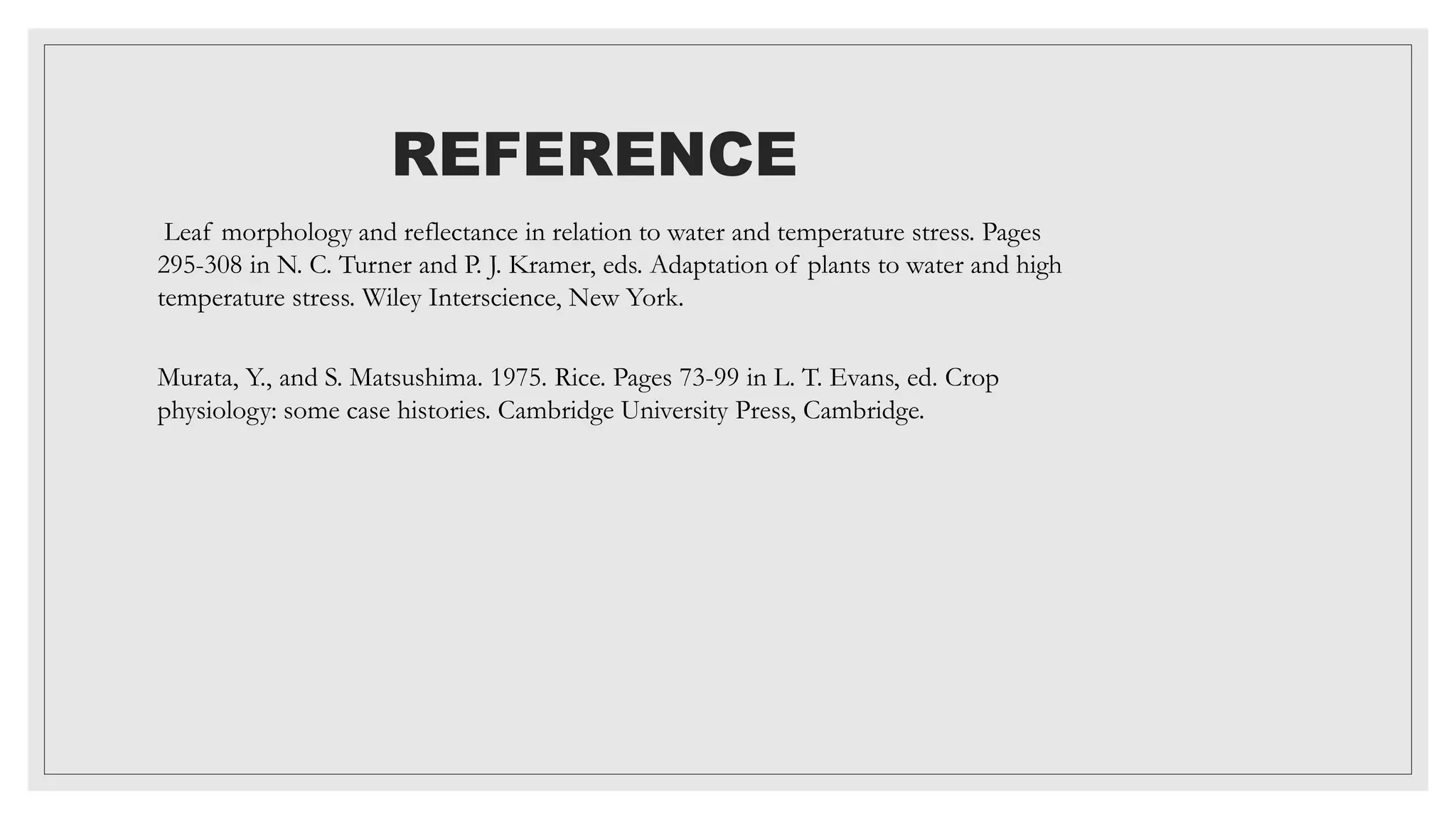 morphological and physiological characters changes - Drought Resistence ...