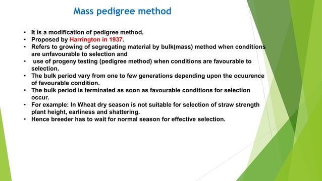 HANDLING OF SEGREGATING GENERATIONS | PPTX