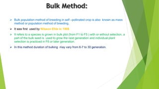 HANDLING OF SEGREGATING GENERATIONS | PPTX