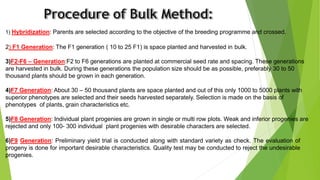 HANDLING OF SEGREGATING GENERATIONS | PPTX