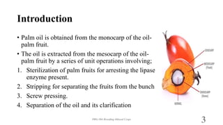 Status of Oil Plam in Domestic Edible Oil Production | PPTX