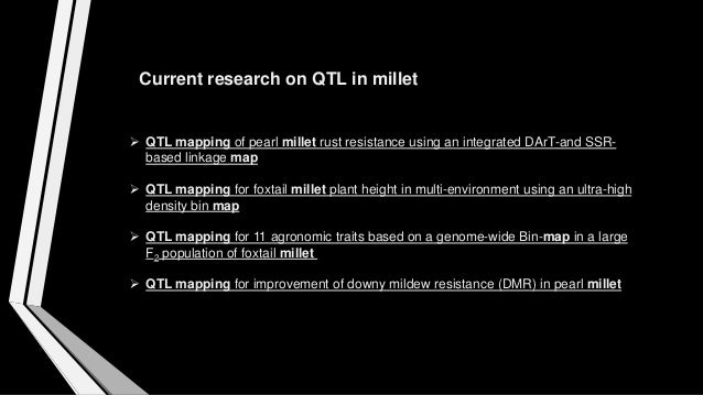 QTL mapping current status and future prospects | PPT