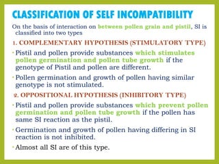 Gametophytic self incompatibility - Pollination.ppt