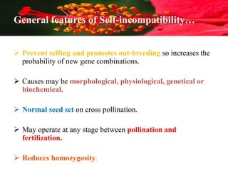 Self Incompatibility Barriers | PPTX