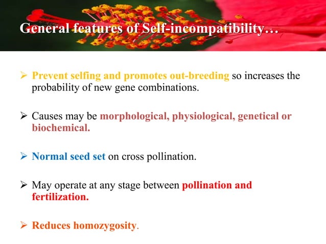 Self Incompatibility Barriers | PPTX | Gardening | Home & Garden