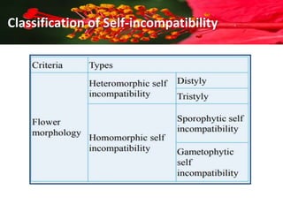 Self Incompatibility Barriers | PPTX