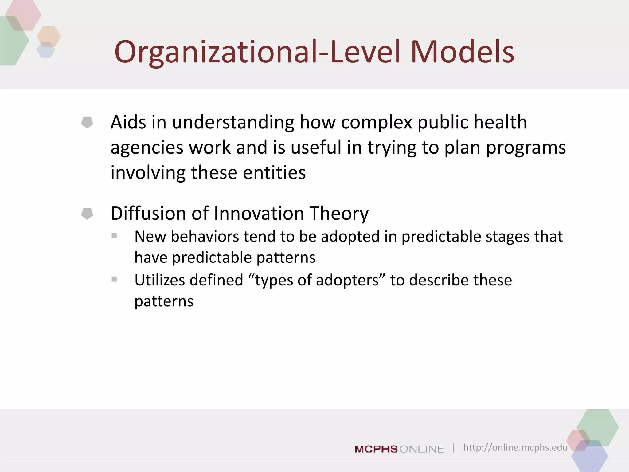 PBH.715 Week 3 Slides | PPTX | Medical Health