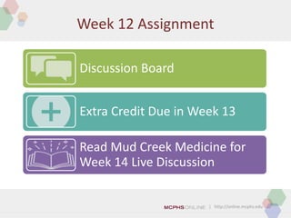PBH.715 Week 12 Lecture | PPT