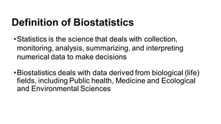 Biostatistics, Variable and Descriptive Statistics | PDF