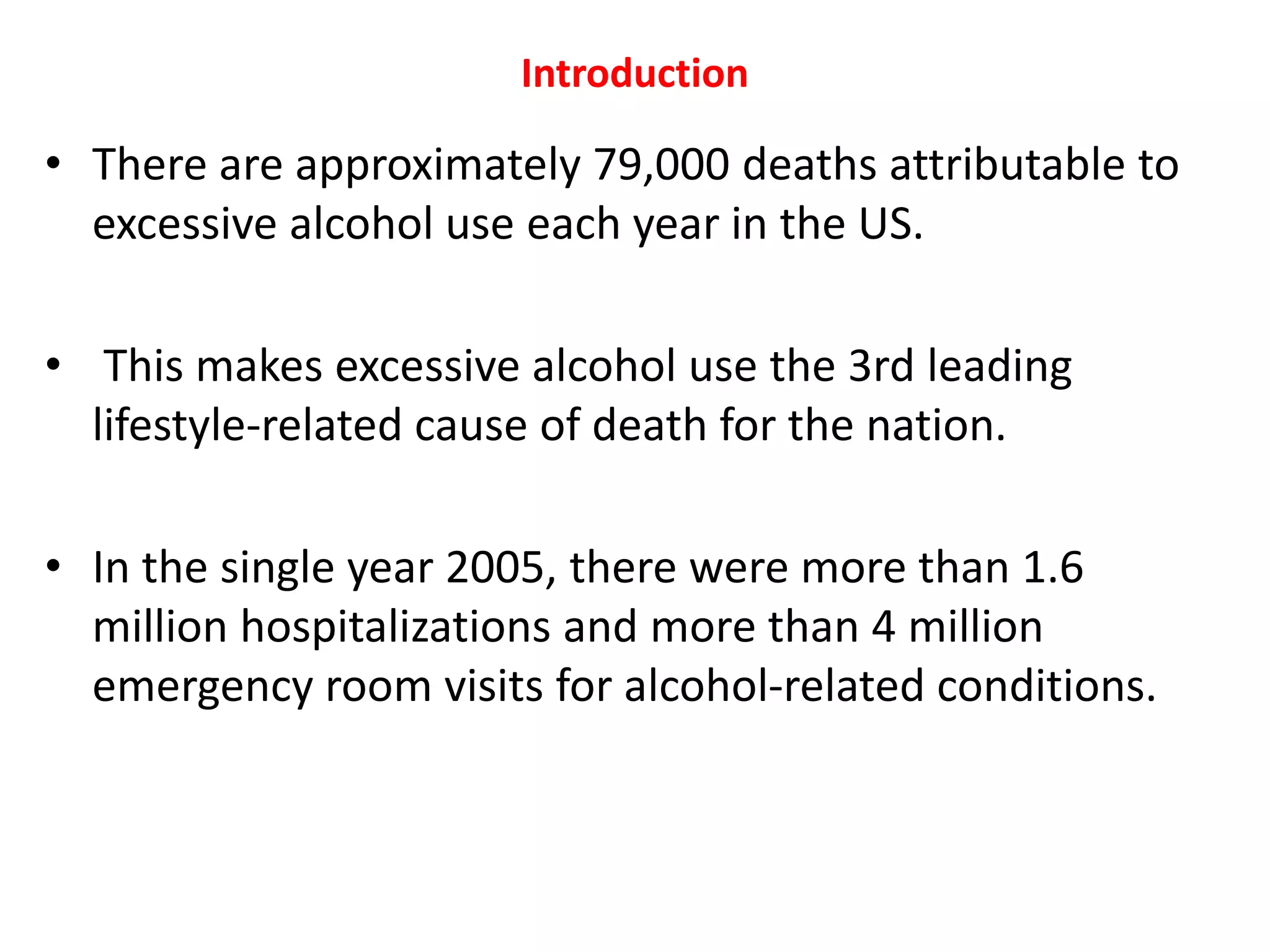 Alcoholism presentation | PPTX