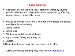 Alcoholism presentation | PPTX