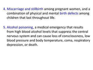 Alcoholism presentation | PPTX