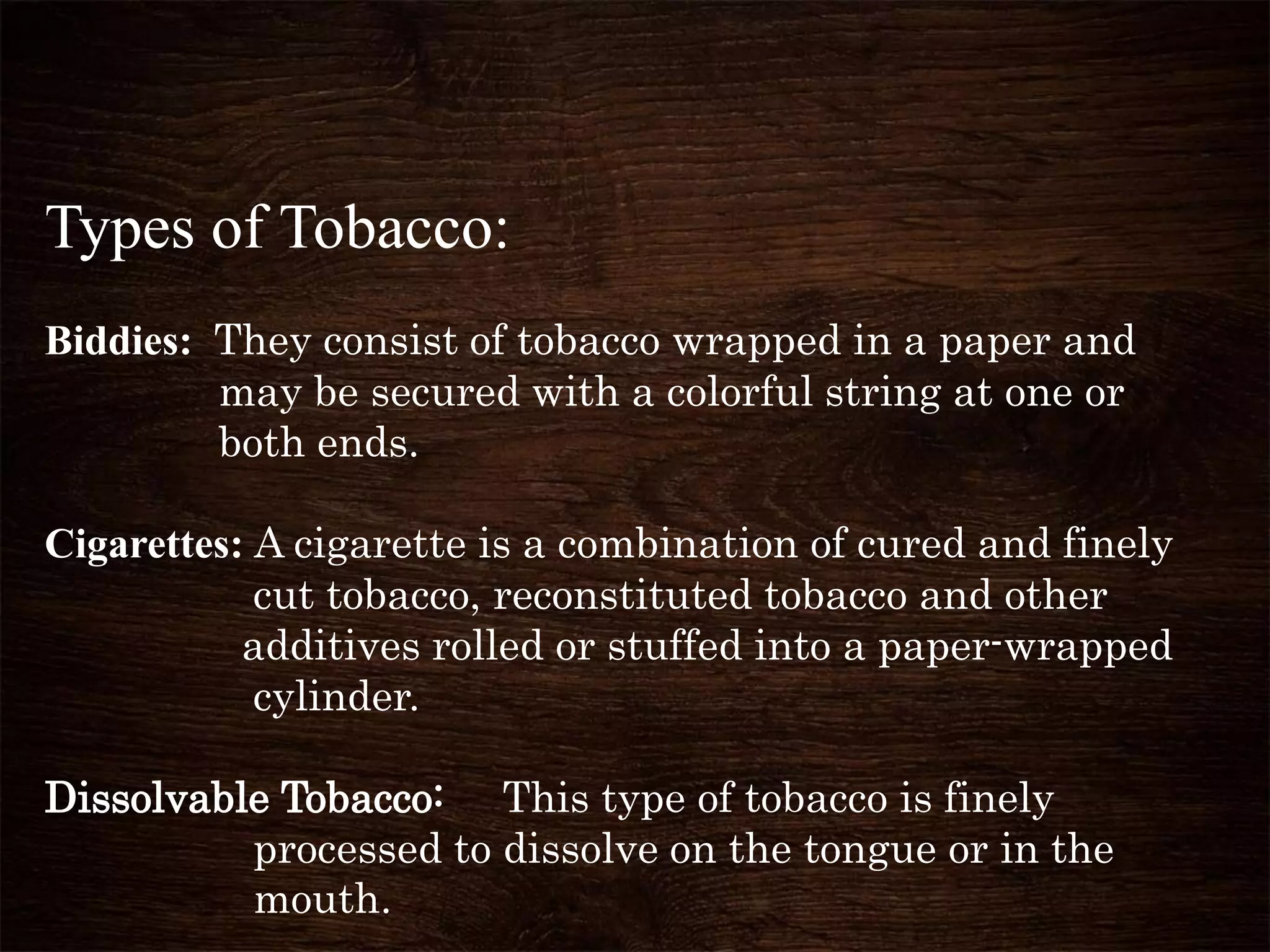 Smoking effects | PPTX