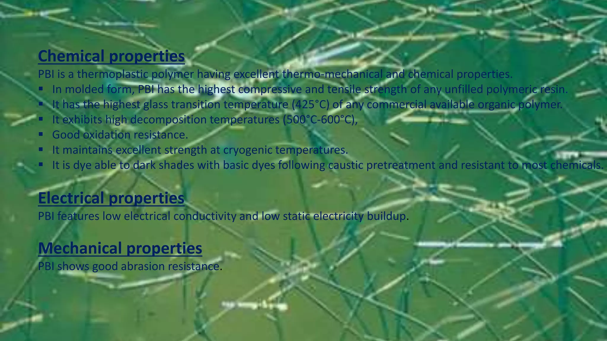 High Performance Fiber - PBI | PPTX