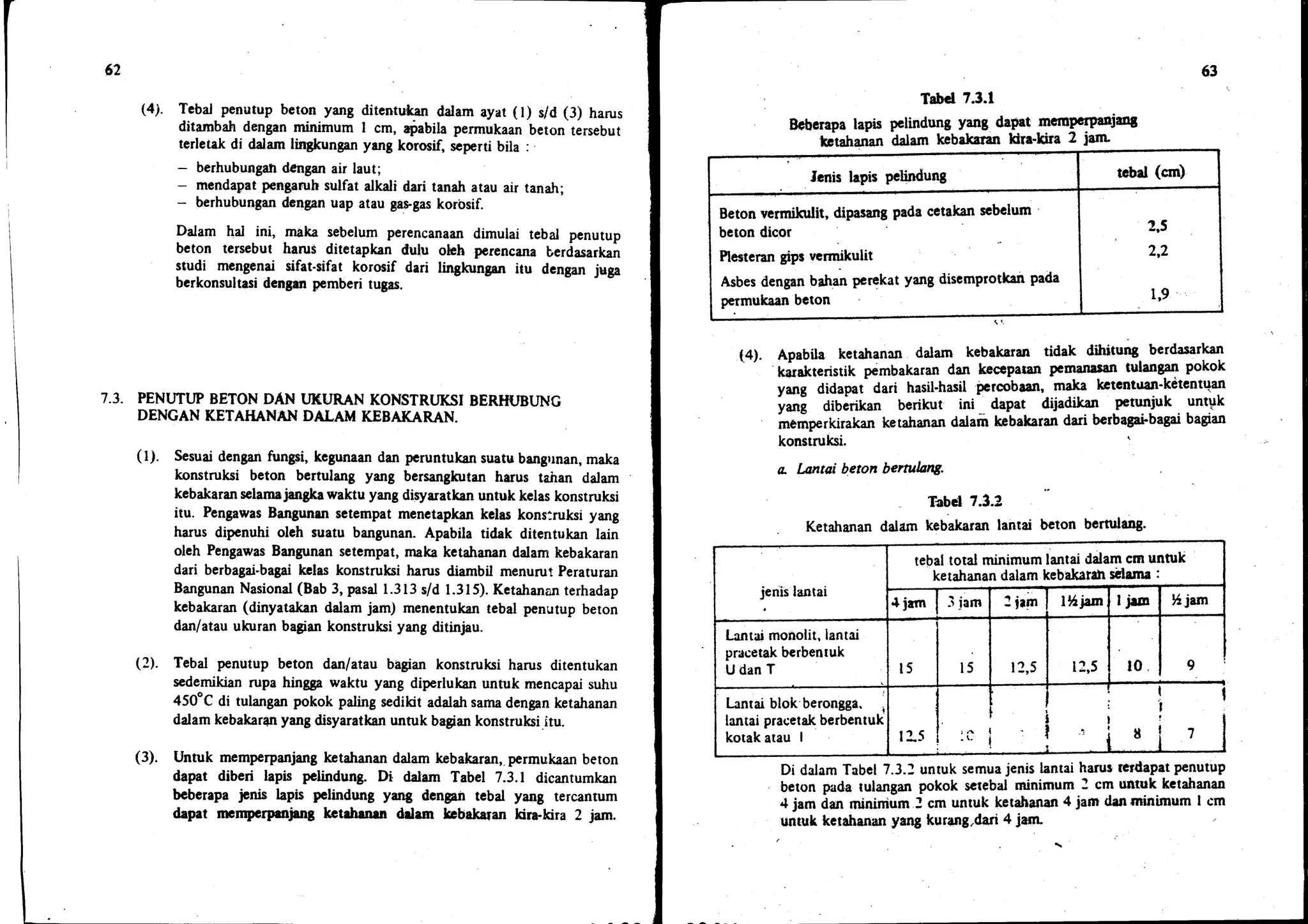 Peraturan Beton Bertulang Indonesia PBI 1971 | PDF