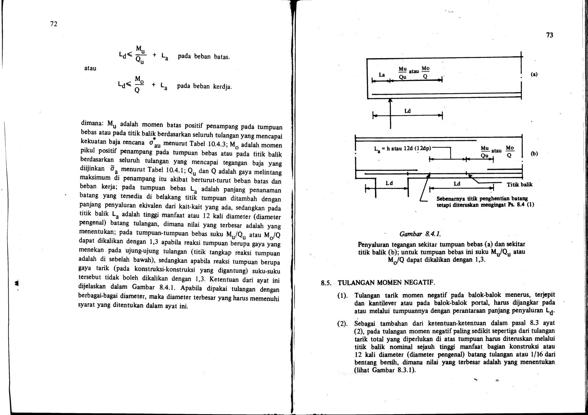 Peraturan Beton Bertulang Indonesia PBI 1971 | PDF