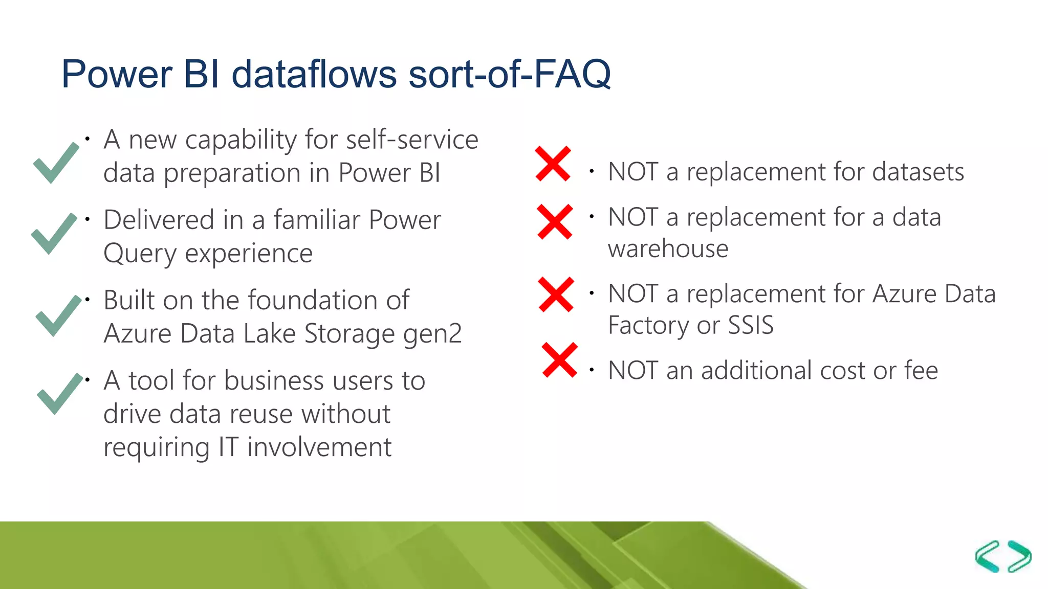 Self-Service ETL: The PowerBI Data Flows | PPT