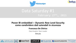 Power BI embedded + Dynamic Row-level security: how to share contents outside my organization in ...