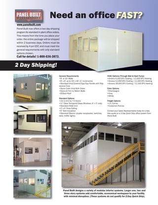 Panel Built Information Packet | PDF