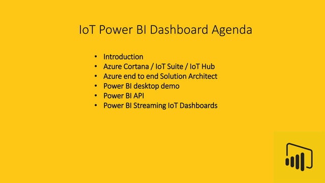 Pbi iot data viz | PPT