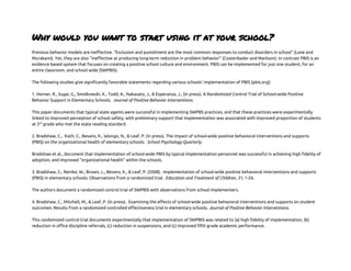 PBIS and You | PDF | Special Education | Education