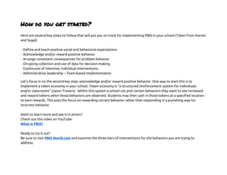 PBIS and You | PDF | Special Education | Education