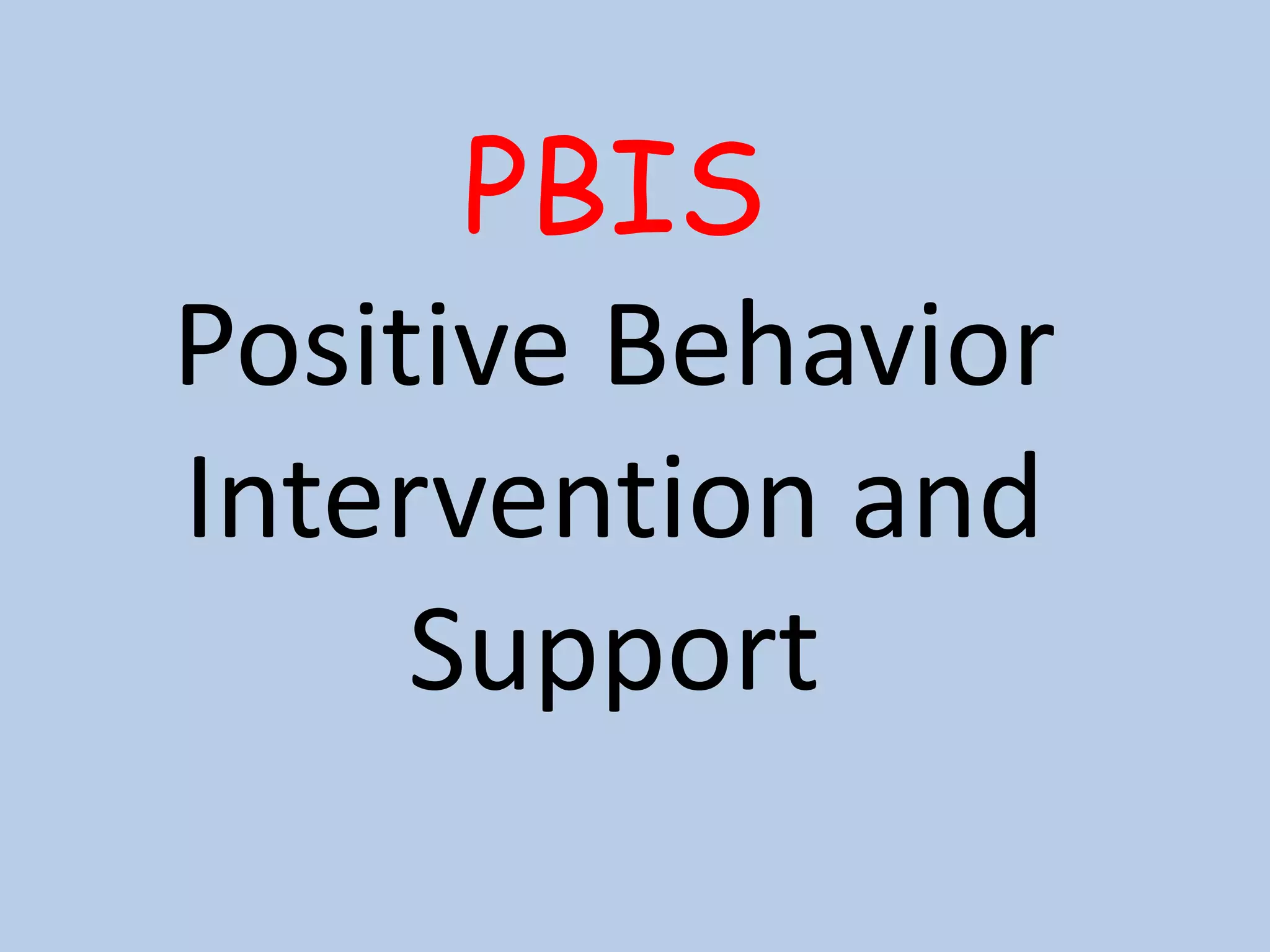 Pbis behavior | PPTX