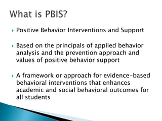 Pbis presentation 5 12-14 | PPT
