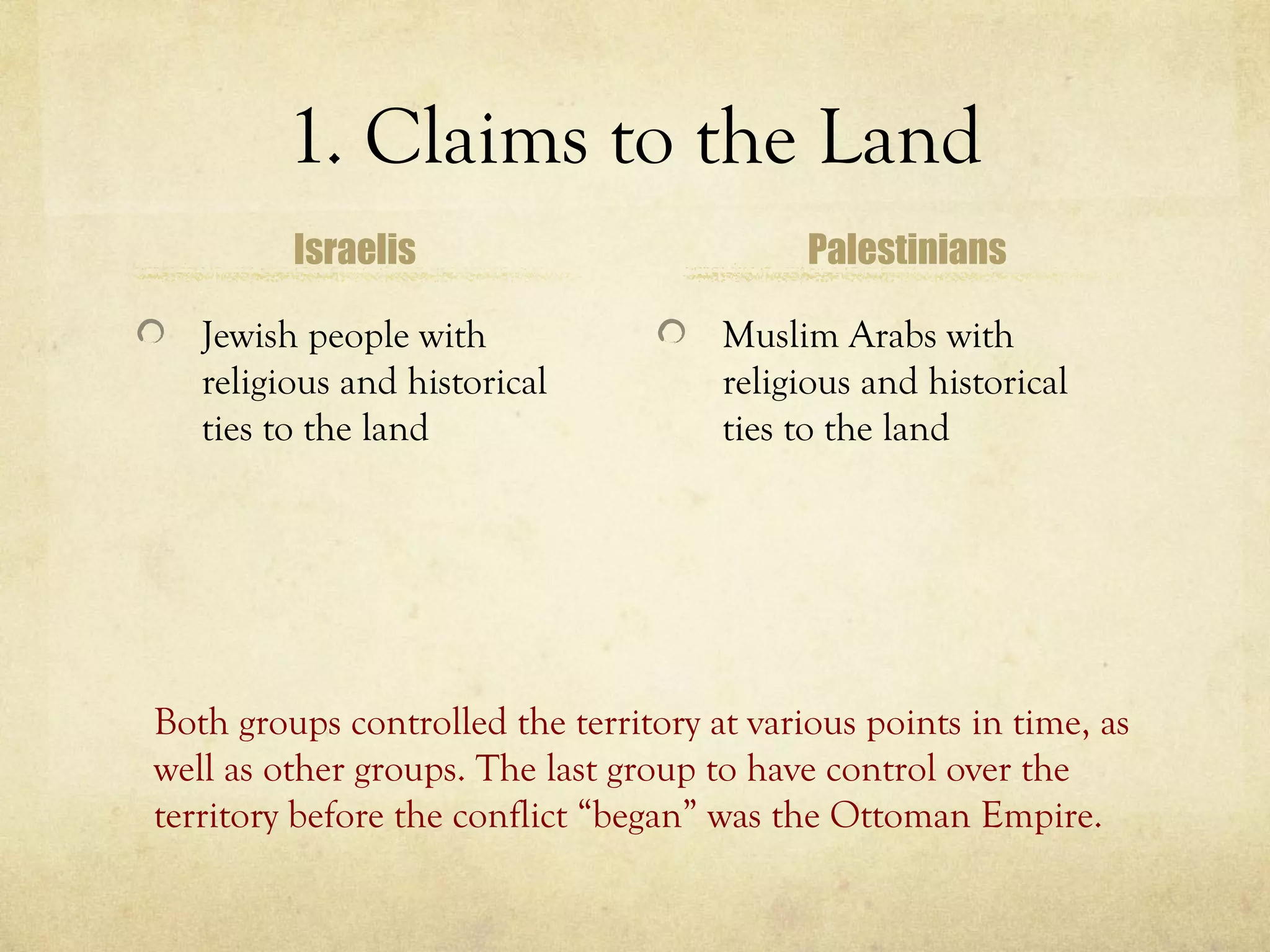 PB Top 10 Things About Israel Palestine Conflict | PPT