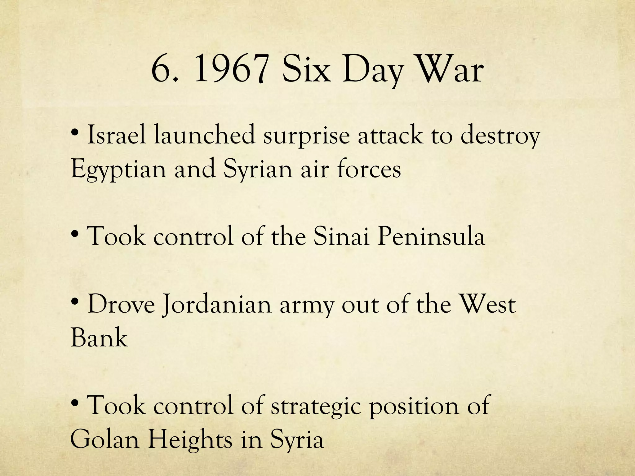 PB Top 10 Things About Israel Palestine Conflict | PPT