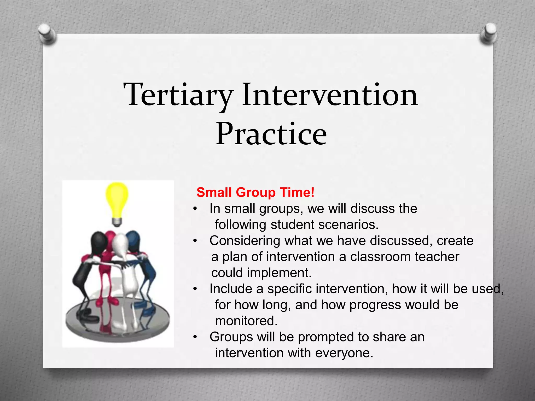 Pbis secondary & tertiary classroom interventions | PPTX | Secondary ...