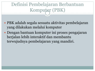 PBK - Pertemuan 1 | PPTX