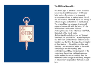 About Phi Beta Kappa | PPT