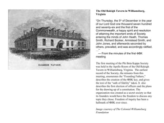 About Phi Beta Kappa | PPT