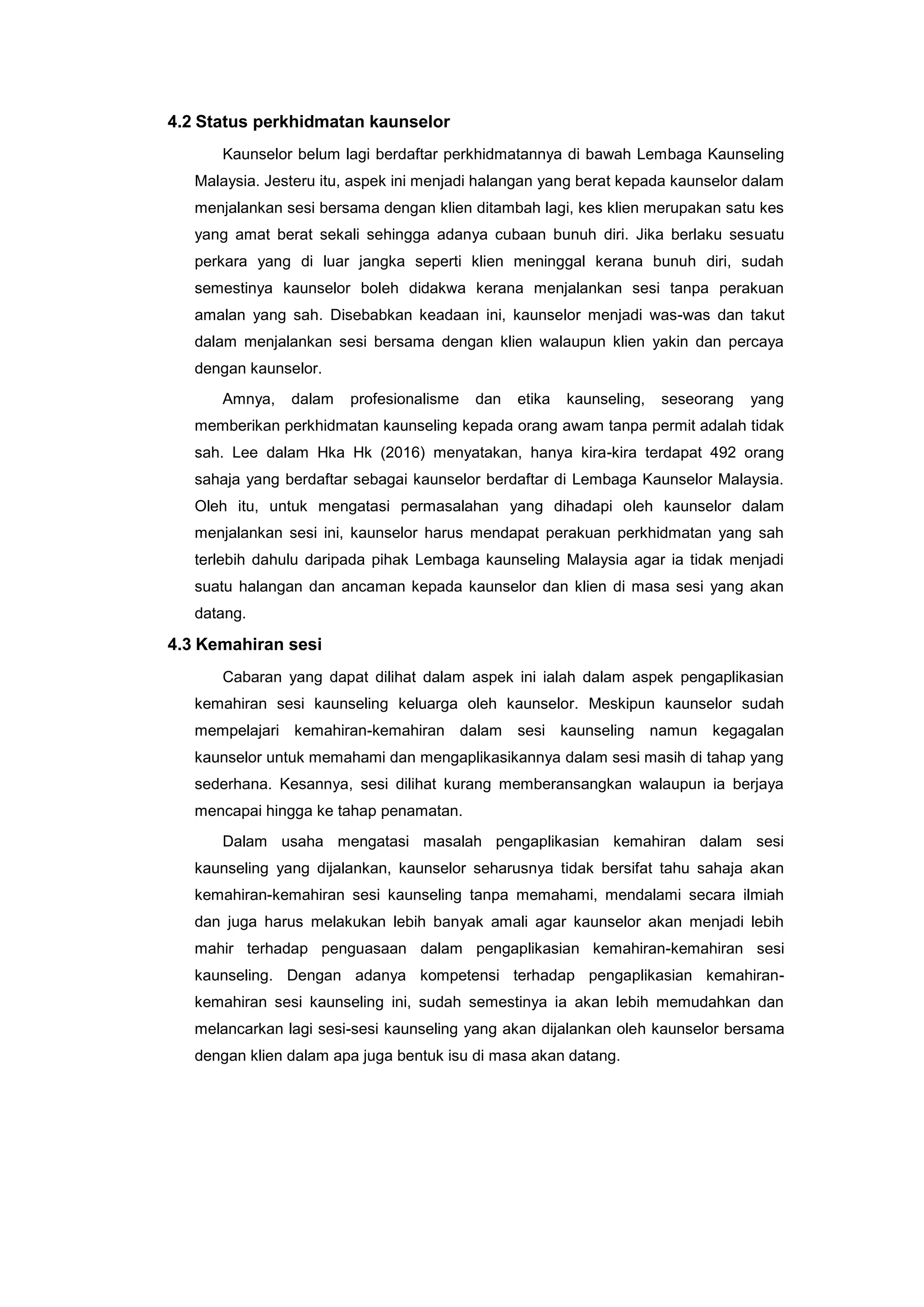 Pbkk3163 laporan pelaksanaan sesi kaunseling keluarga (individu) | PDF