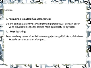 Pembelajaran berbasis komputer model simulasi | PPTX