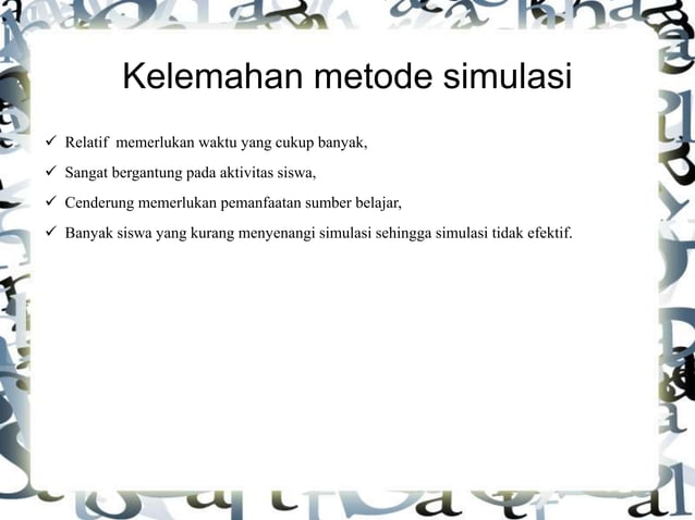 Pembelajaran berbasis komputer model simulasi | PPTX
