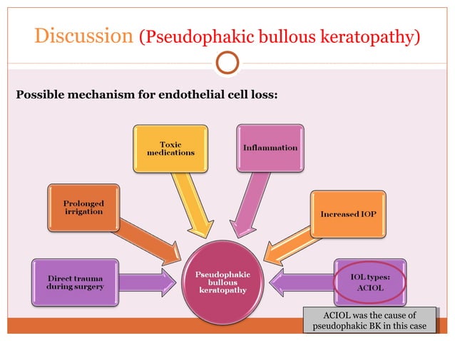 Pseudophakic Bullous Keratopathy case | PPT | Eye and Vision Conditions ...