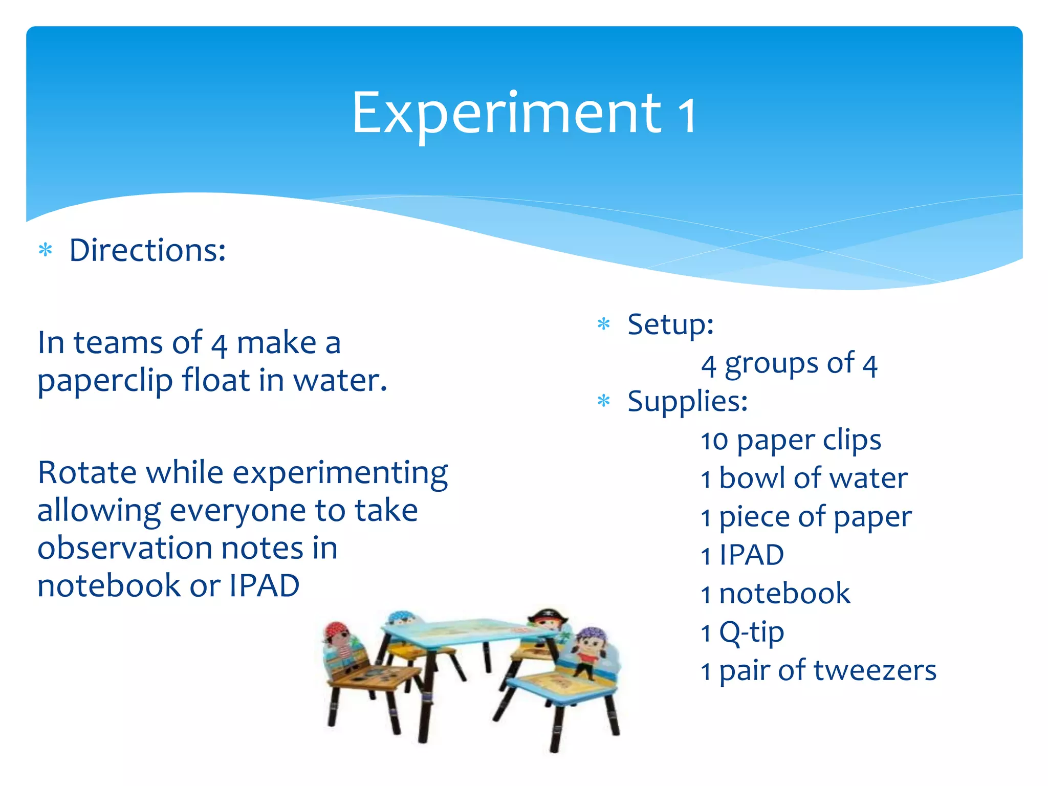 Project Based Learning Experiment | PPTX