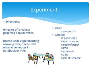 Project Based Learning Experiment | PPTX