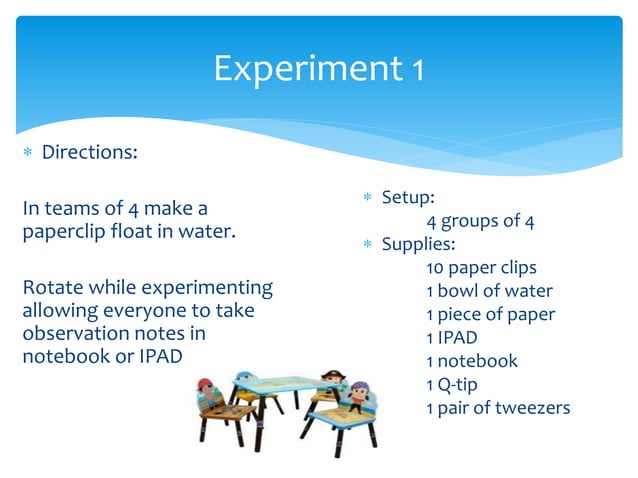 Project Based Learning Experiment | PPT