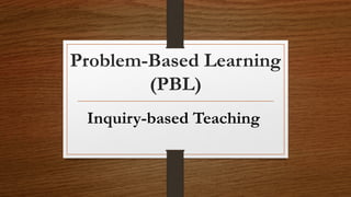 LEARNING ACTION CELL Problem-Based Learning (PBL) and Inquiry-Based ...