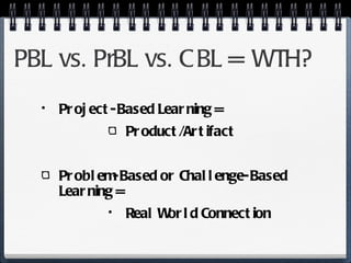 Pbl a menu of ideas | PPT