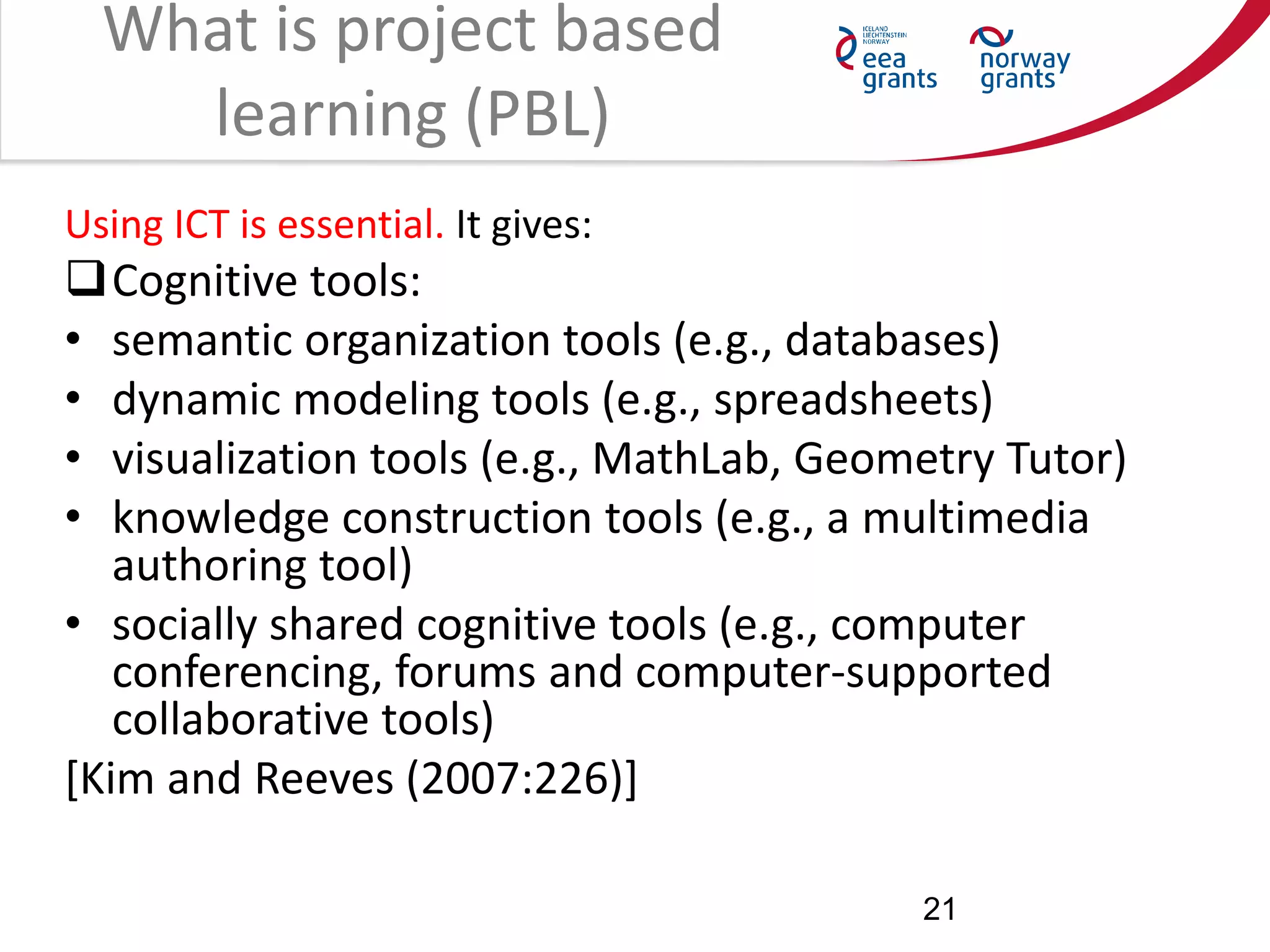 Project based learning with ICT | PDF