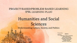 Humanities and Social Science (PBL, Learning Plan) | PPT