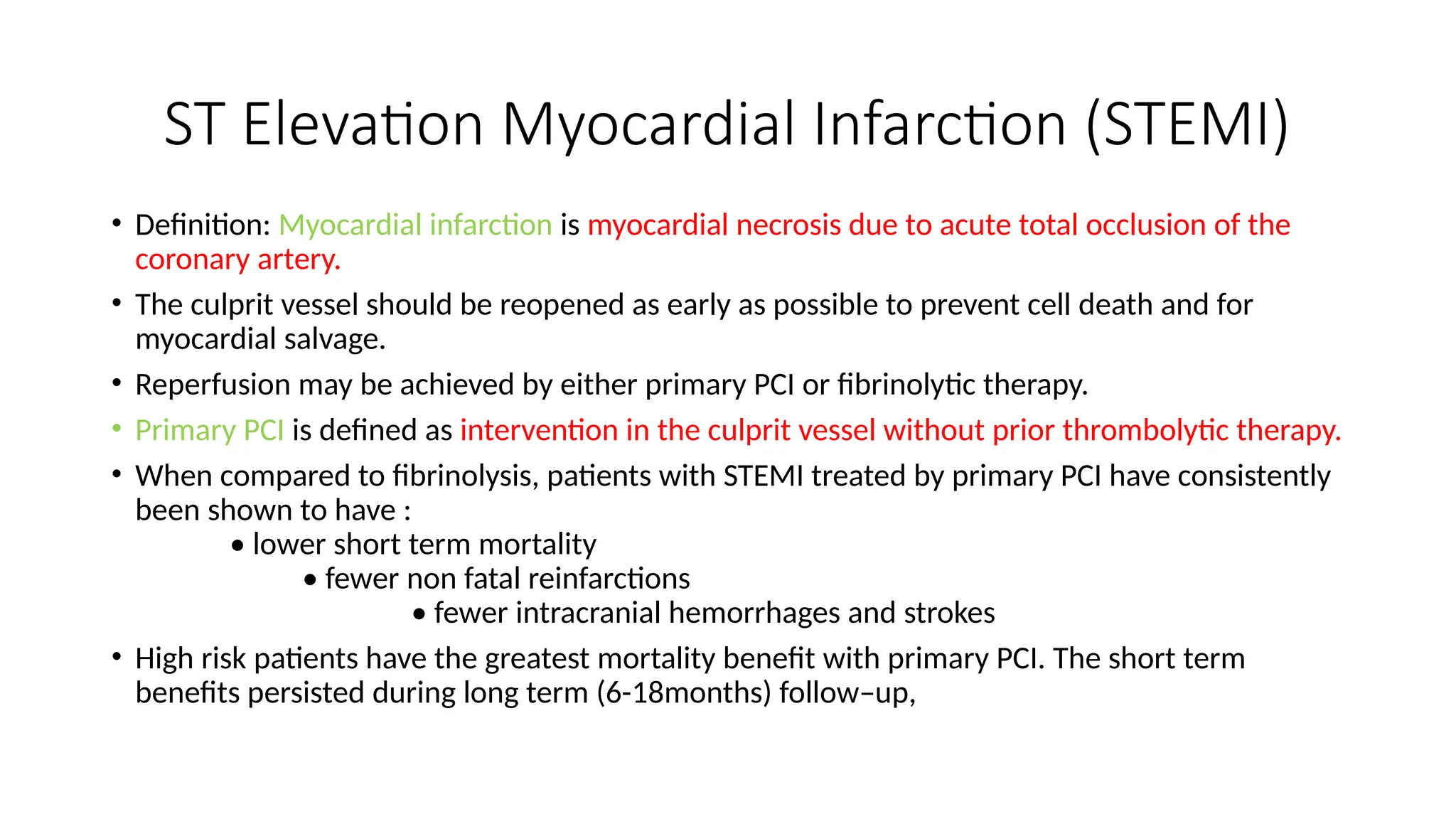 Percutaneous Coronary Intervention (PCI) & CABG | PPTX