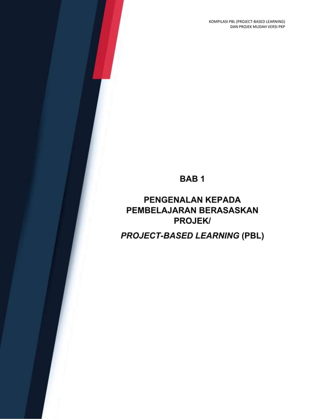Pbl project-based learning - pkp ppd tawau | PDF