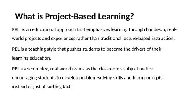 PBL - Project-based learning theory.pptx