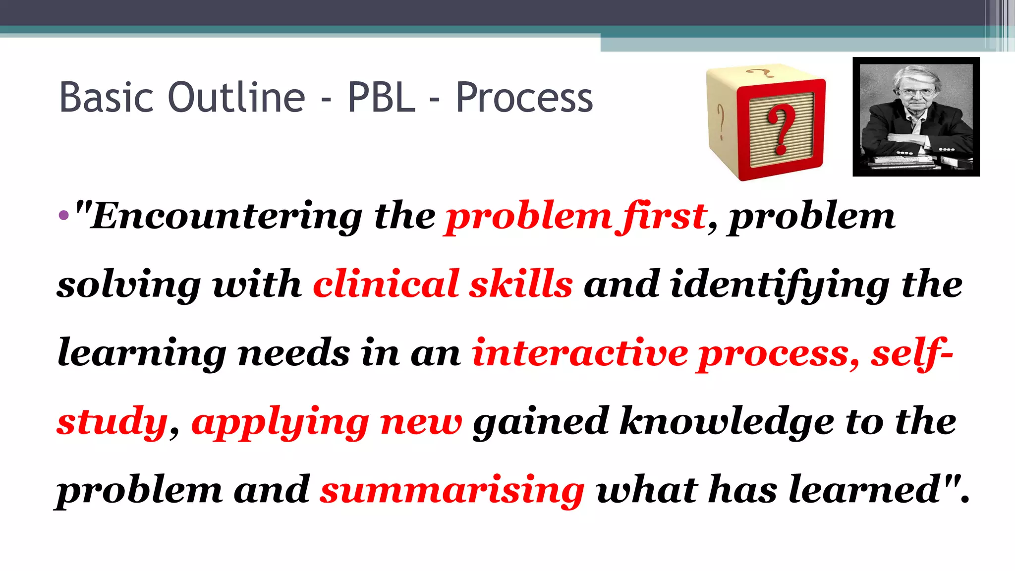 PBLl - Process / Steps | PPT