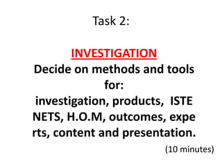 Pbl workshop-task | PPT